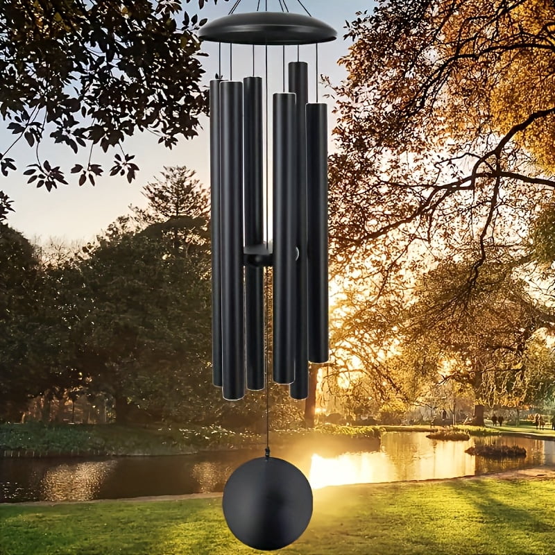 [Commemorative Wind Chime] Large 45 inch Dark Tone Outdoor Wind Chime ...