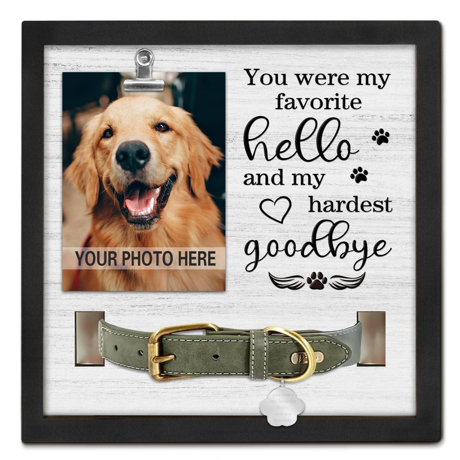 Commemorative sympathy gifts include lost dog, pet commemorative frames ...