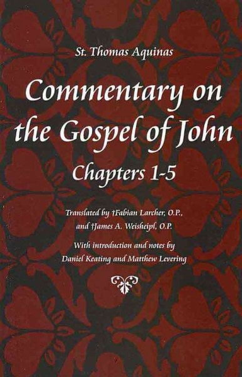 Commentary on the Gospel of John : Chapters 1-5 - Walmart.com