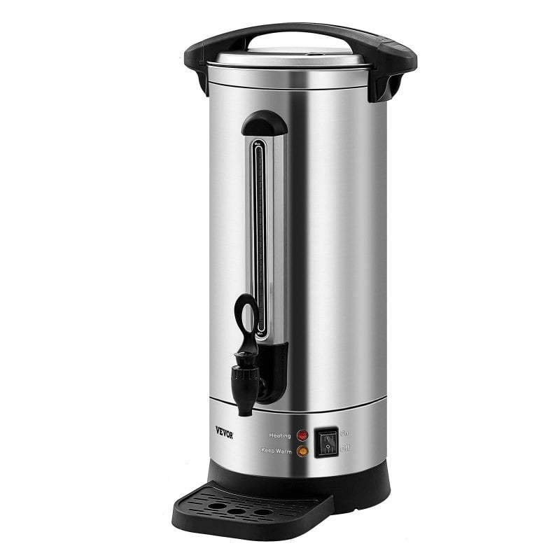 Commercial 110-Cup Coffee Urn - Stainless Steel Large Capacity Coffee ...