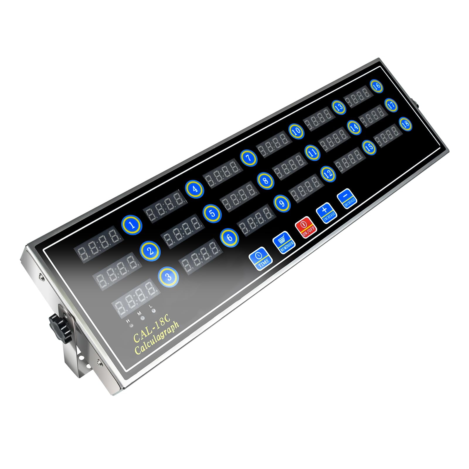 Commercial 18 Channel Kitchen Timers for Cooking with Alarm Adjustable ...