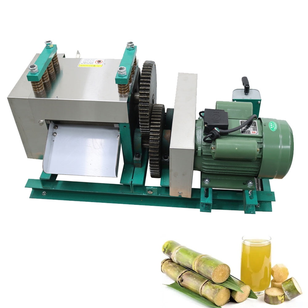 Commercial 3 Rollers Electric Sugarcane Juicer Sugar Cane Press Juice ...