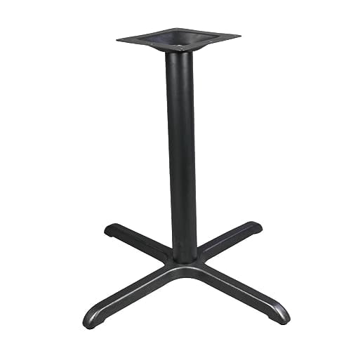 Commercial 30"x30" Table X-Base with 3" Table Height Column for ...