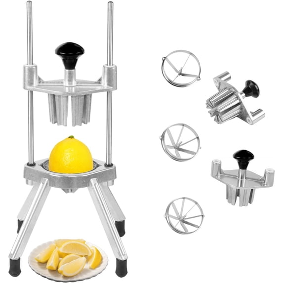 Commercial , 4/6/8-Section Stainless Steel Fruit Slicer with , Heavy ...