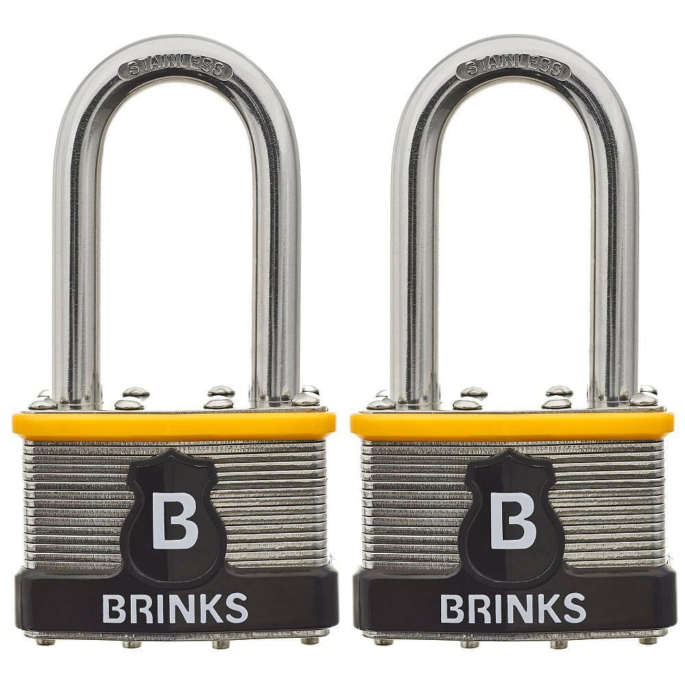 Commercial 44 Mm Stainless Steel Laminated Padlock With 2 In. Stainless ...