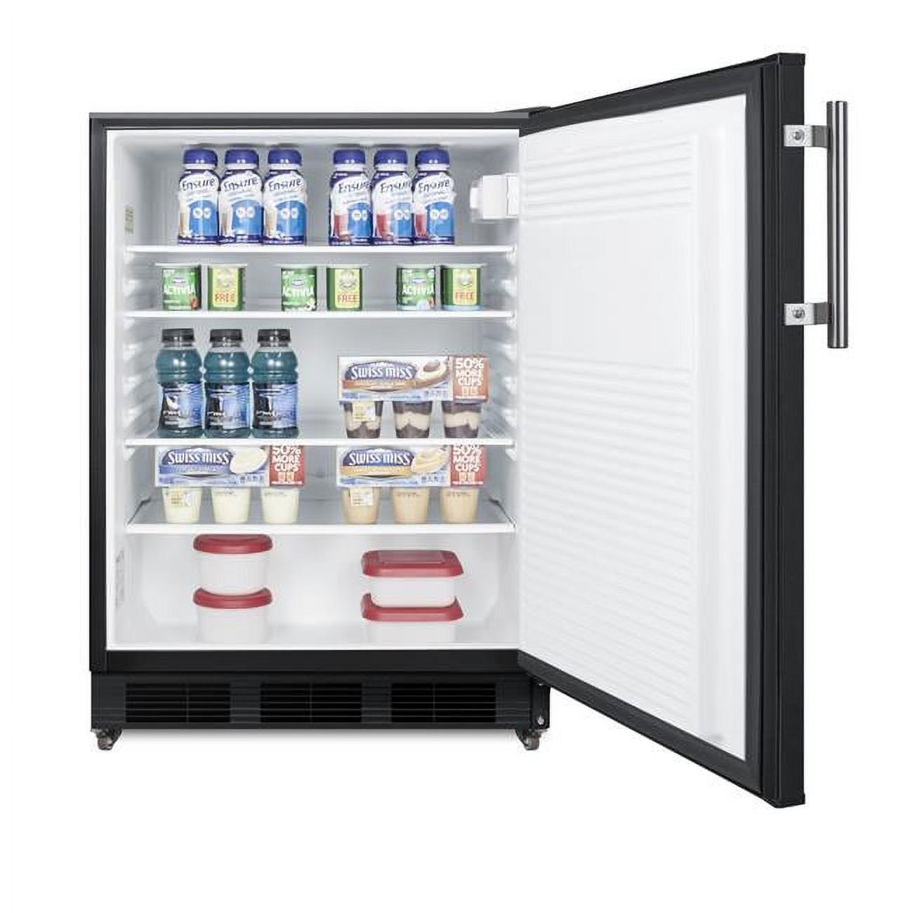Commercial 5.5 cu.ft. all-refrigerator on 1" high casters with ...