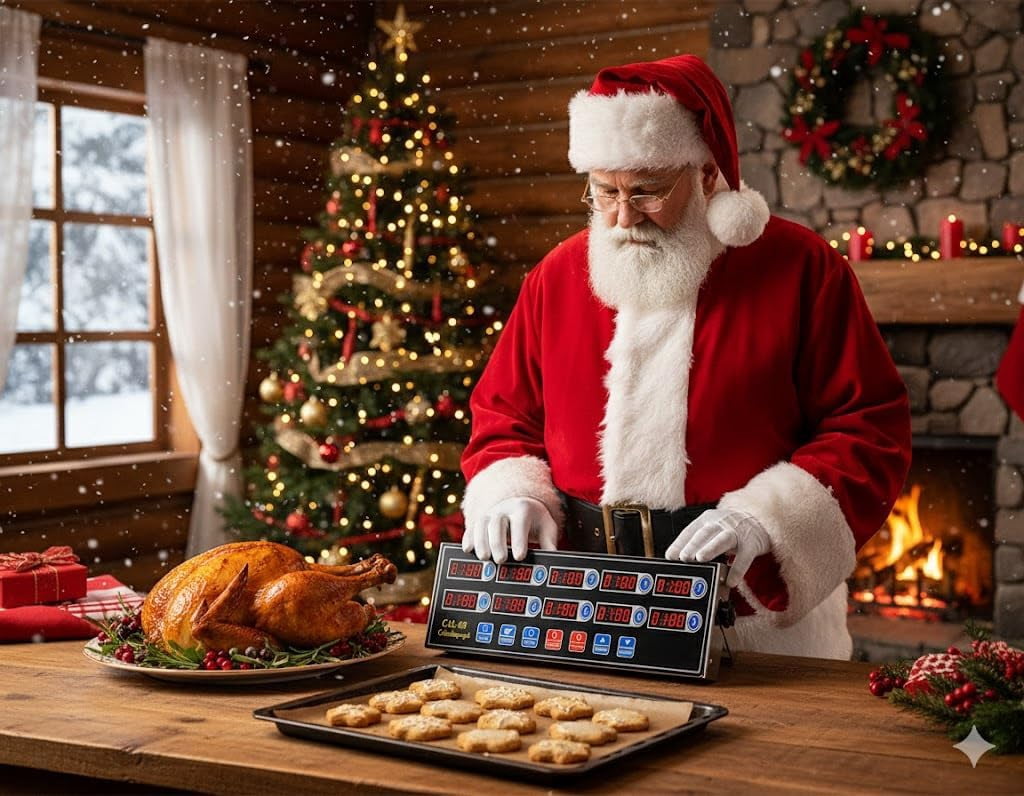 Commercial 8 Channels Digital Kitchen Timer, Stainless Steel ...