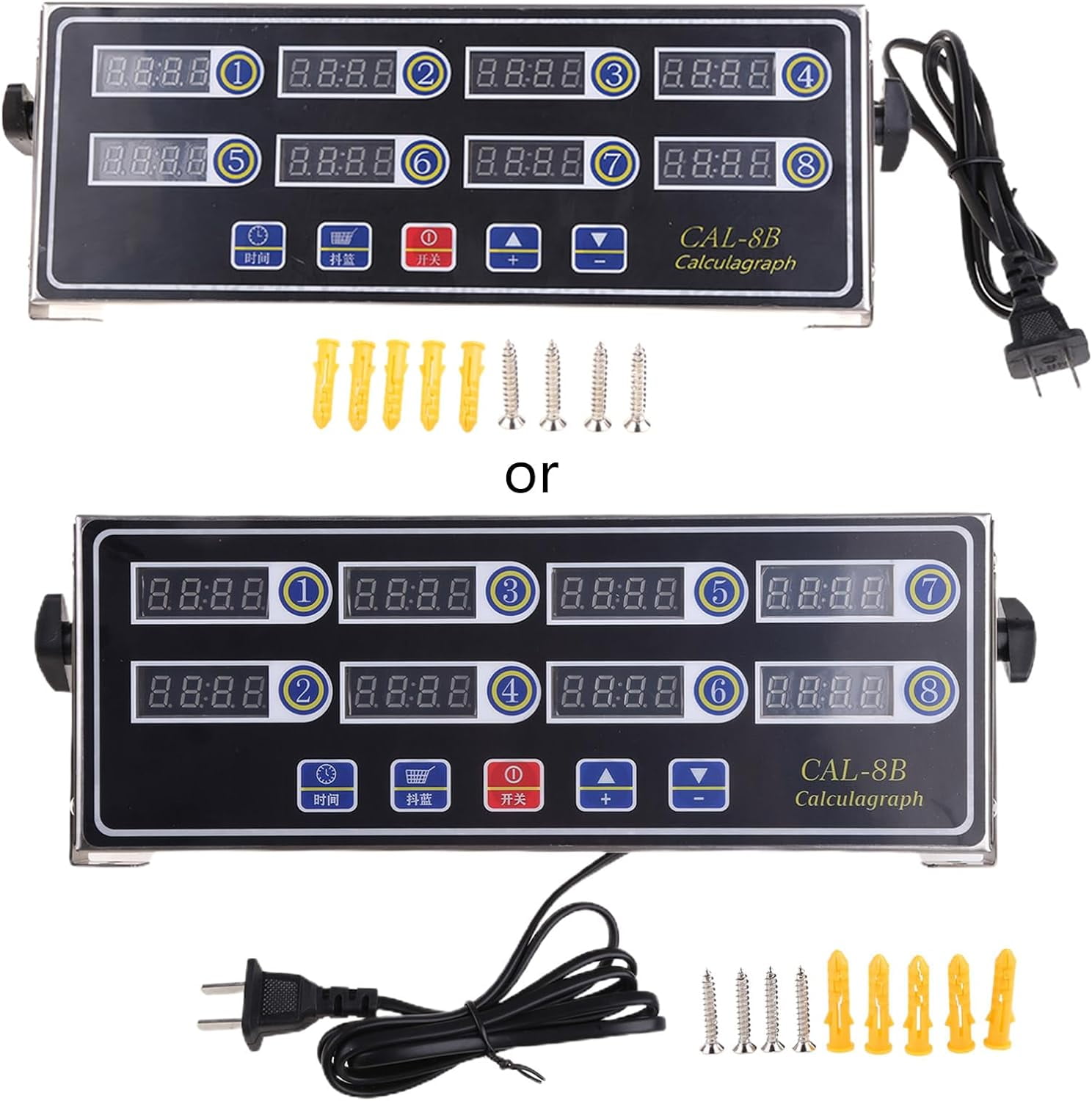 Commercial 8 Channels Kitchen Timer Digital With Loud Reminder Heavy ...