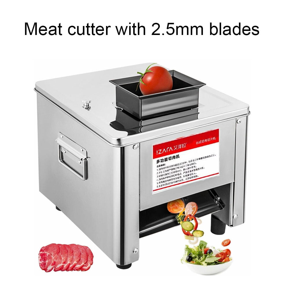 Commercial 850W Stainless Steel Electric Meat Slicer Household Meat ...