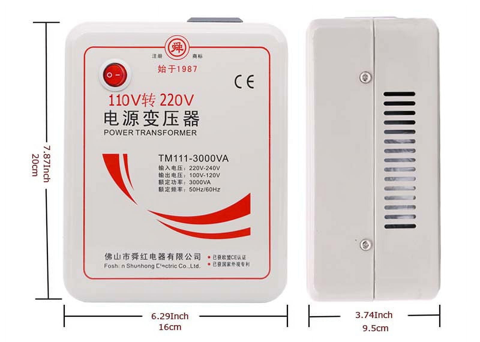 Commercial Converter Adapter: 110V to 220V Voltage Power Transformer ...