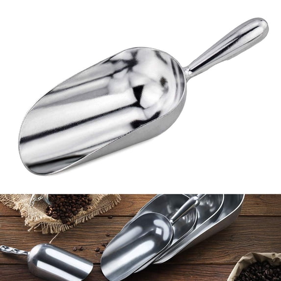 Commercial Aluminum Multi-Purpose Food Scoop, Bartender's Ice Scoop for ...
