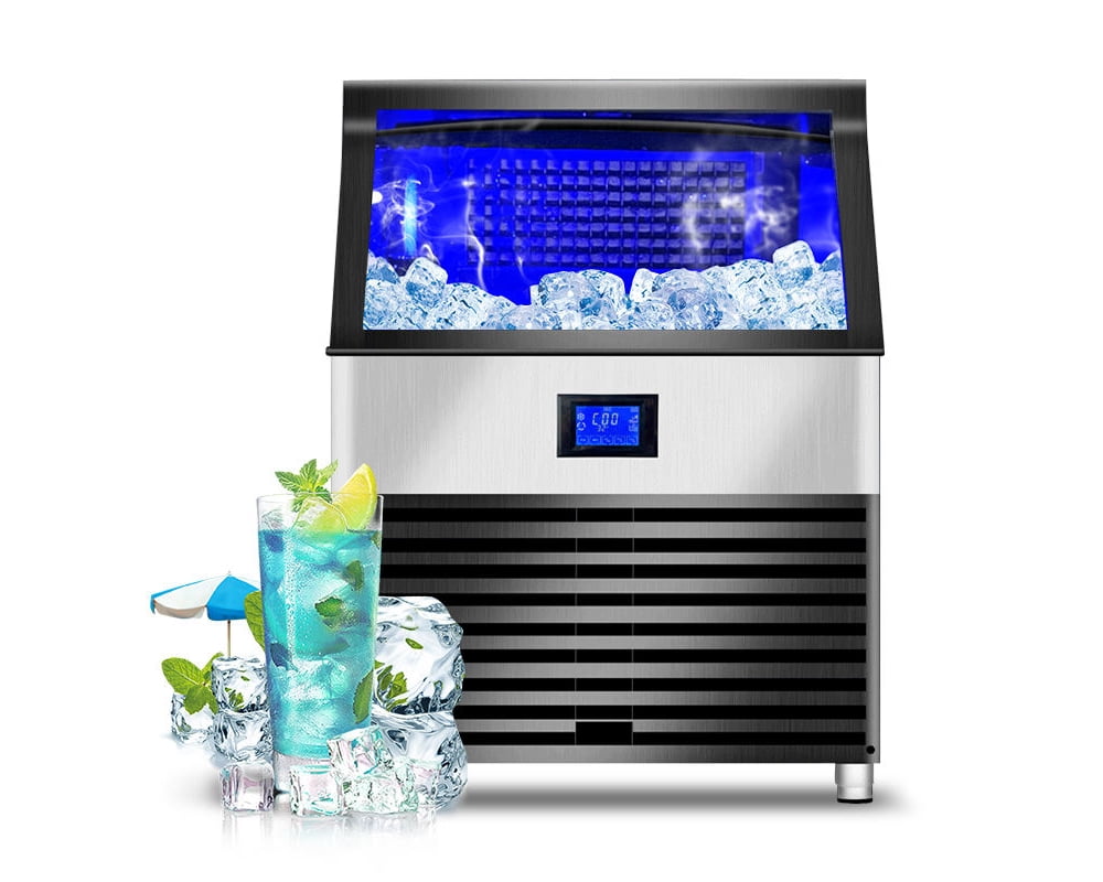 Commercial Automatic Cube Ice Maker Machine 126 Cubes 150KG - Walmart.com
