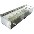 Commercial Bain Marie Steam Stove Table Food Warmer Stainless Steel LP ...