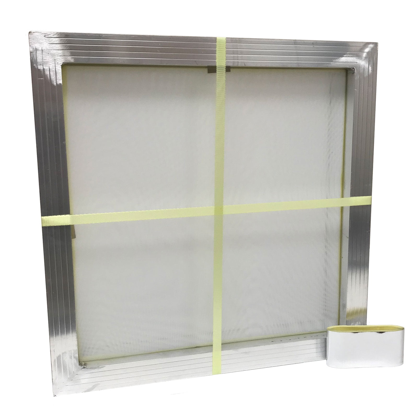 Commercial Bargains Pre-Stretched High TPI White Mesh Aluminum Framed ...