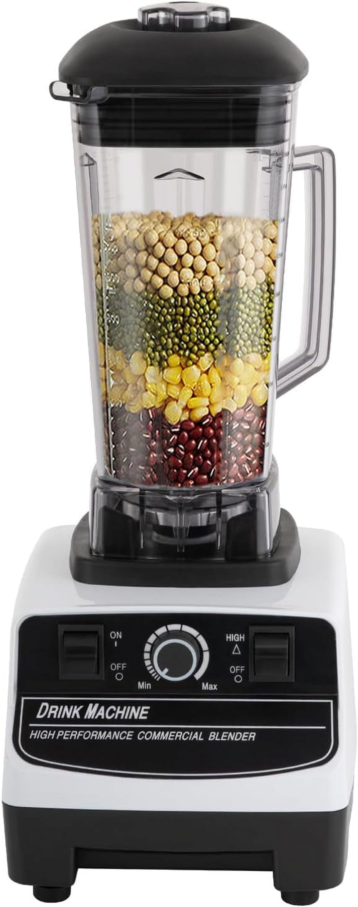 Commercial Blender for Kitchen, 1800W Electric Professional Countertop ...