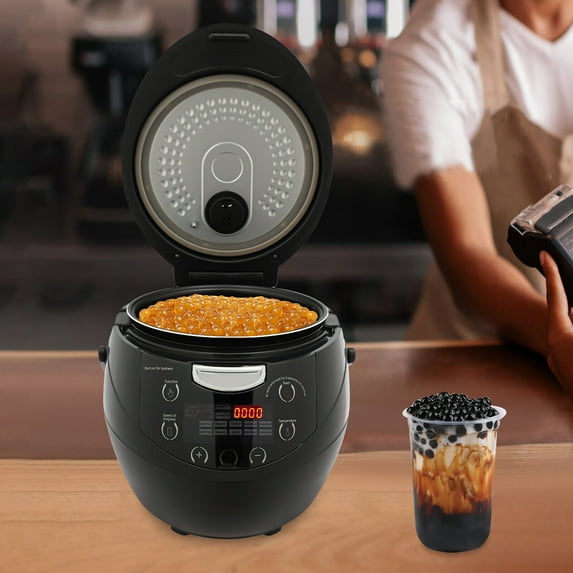 Commercial Boba Cooker, 6L / 1.59 Gal Pearl Making Pot with Temperature ...