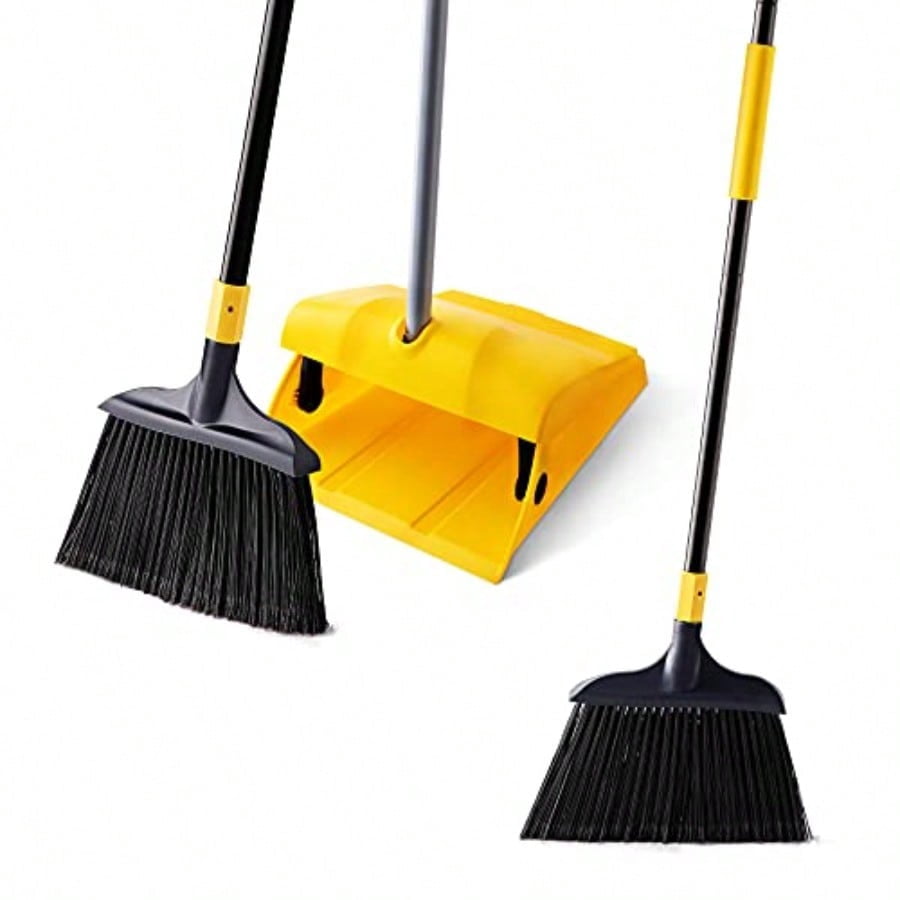 Commercial Broom and Dustpan Set with Windproof Cover Commercial ...