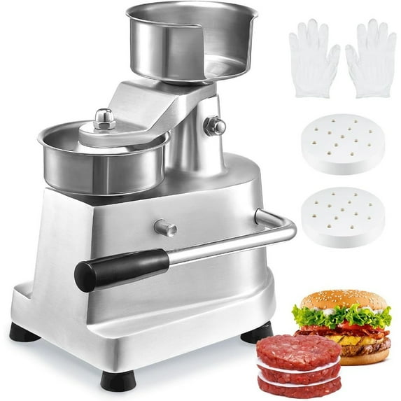 Commercial Burger Patty Maker, Hamburger Beef Patty Maker with 3 ...