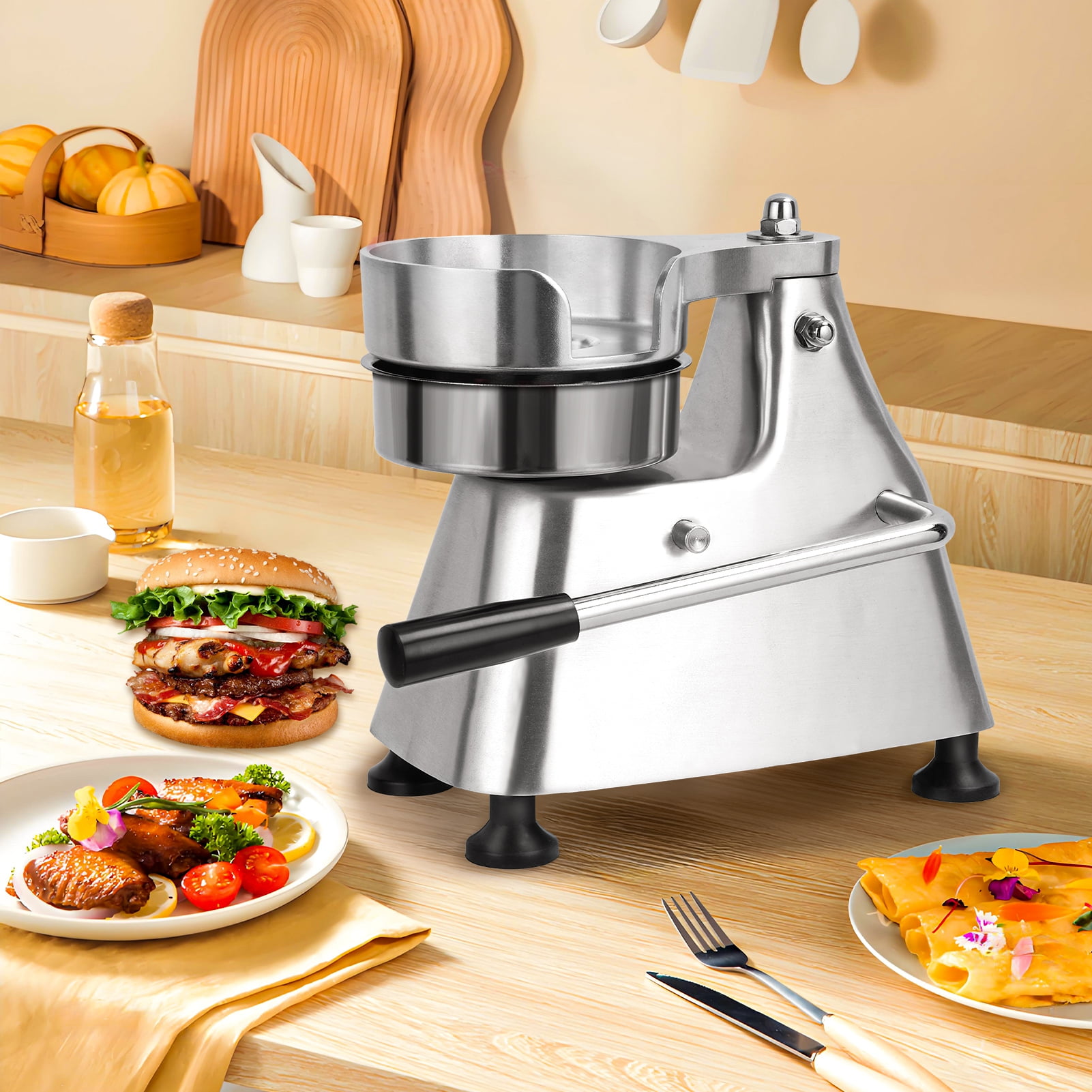 Commercial Burger Patty Maker, Heavy Duty Hamburger Press Patty Maker ...