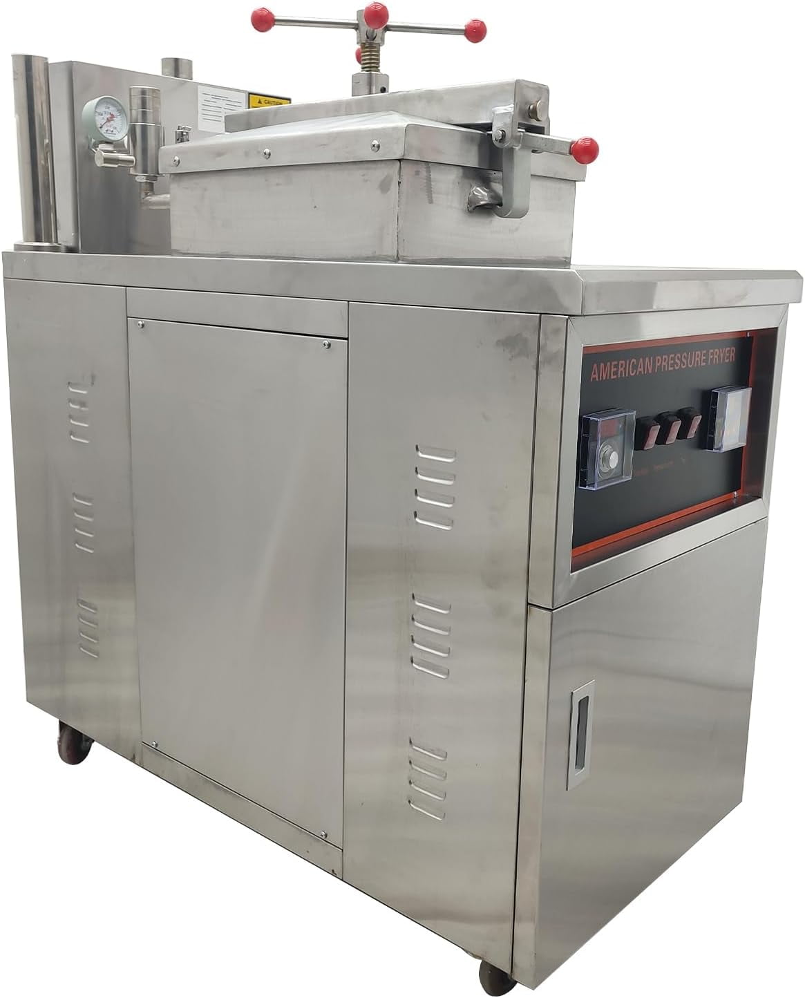 Commercial CNC High Pressure Chicken Fryer with Triple Safety Valve LPG ...