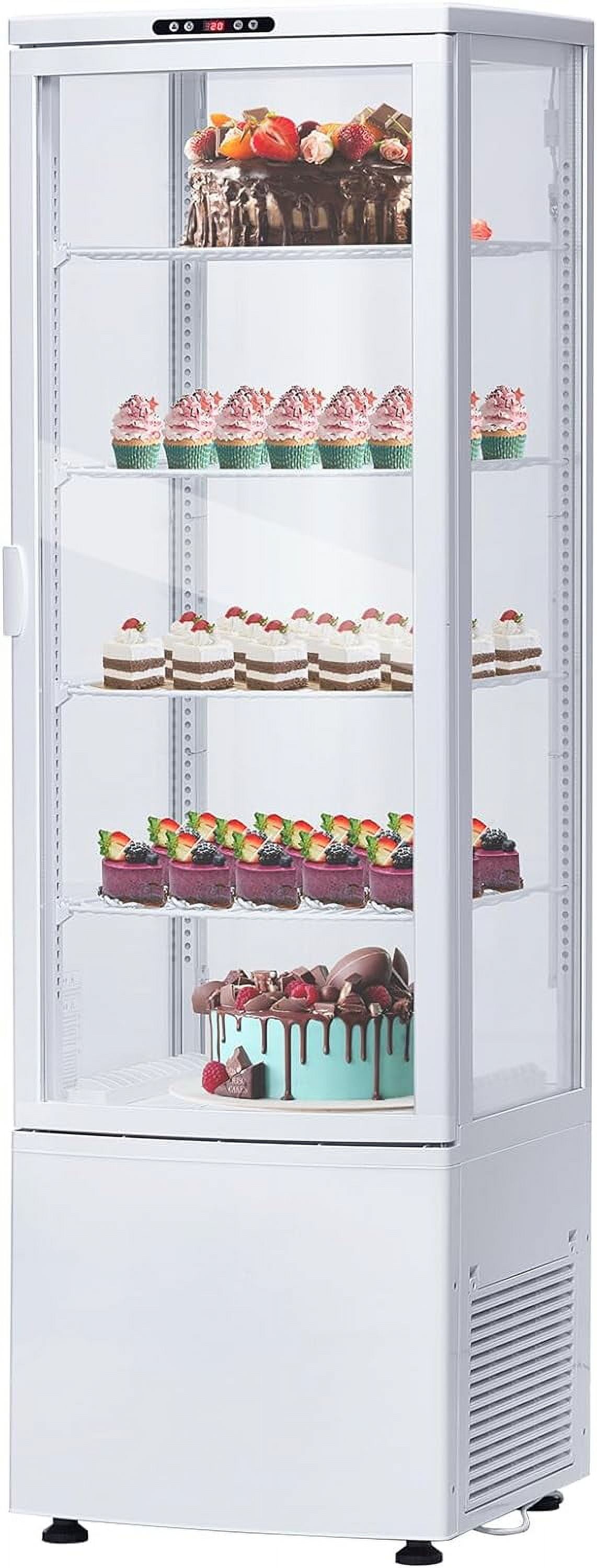 Commercial Cake Display Refrigerator, 10.9 Cu.FT Single-Door ...
