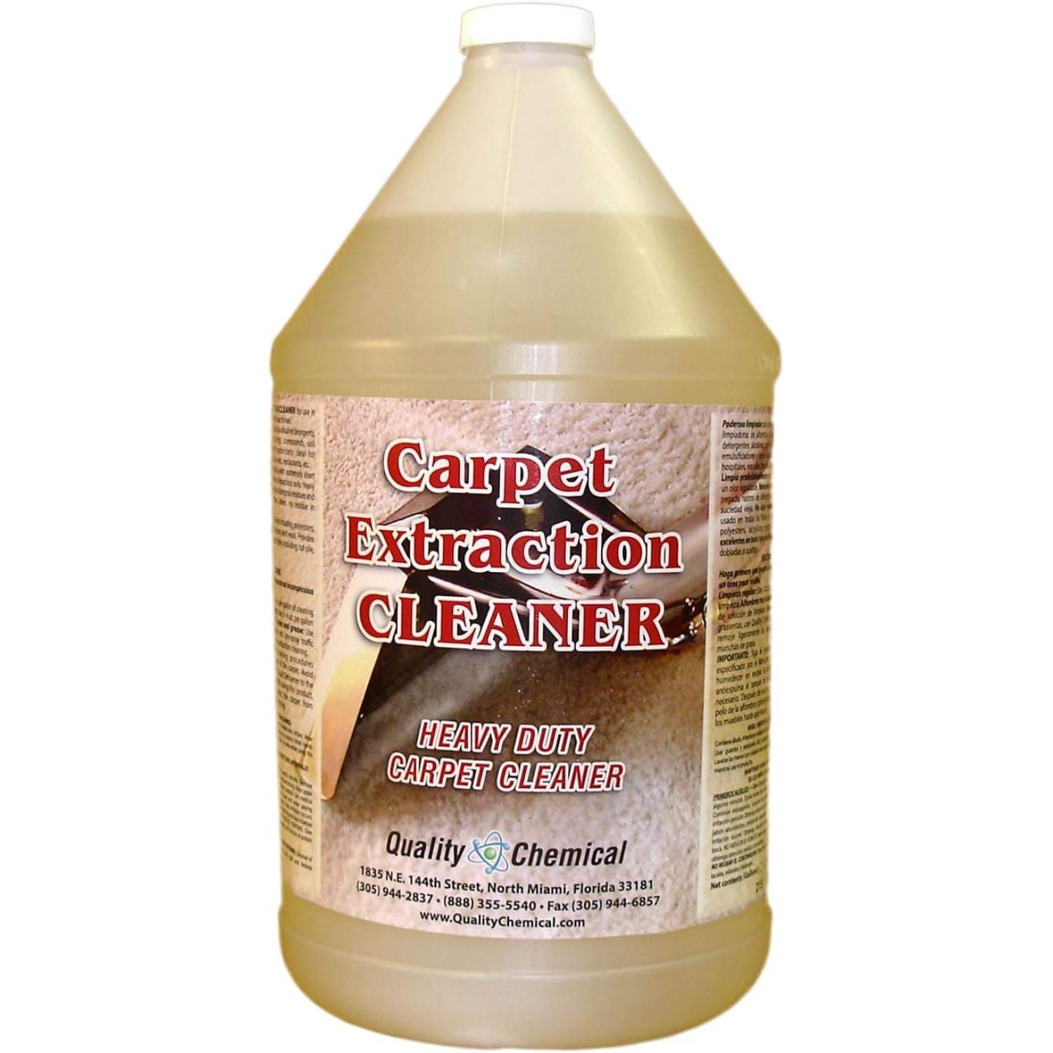 Commercial Carpet Extraction Cleaner and Shampoo. Heavy-duty carpet ...