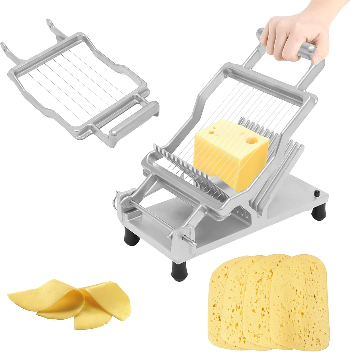 Commercial Cheese Slicer 1cm & 2cm Slicer, Stainless Steel Kitchen ...