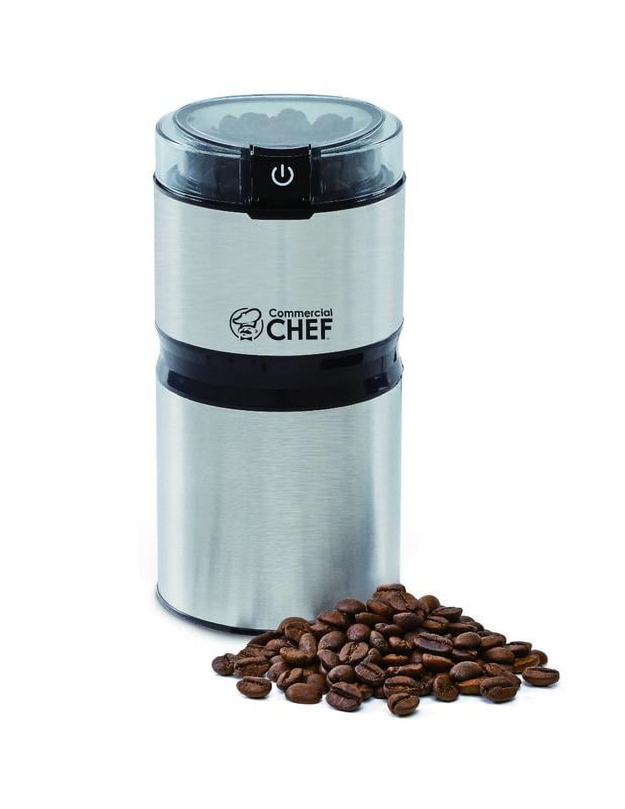 Commercial Chef BIG Coffee Grinder, Electric, Stainless Steel ...