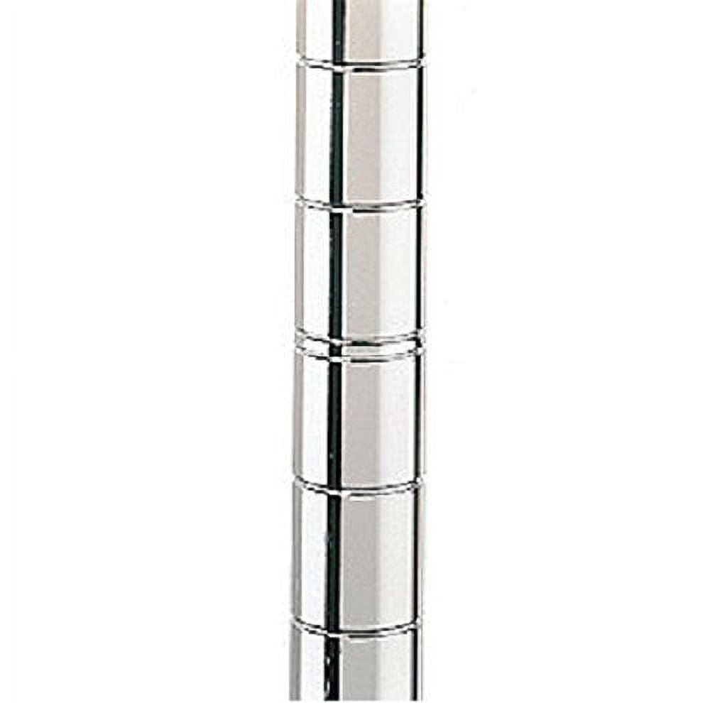 Stainless Steel Chrome Wire Shelving Posts – Set of 4 Poles (86 ...