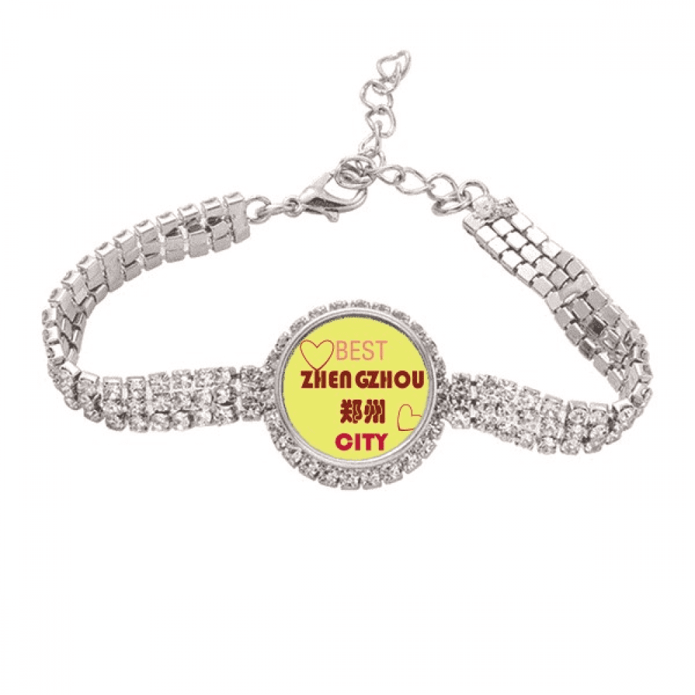Commercial City Zhengzhou Sign Tennis Chain Anklet Bracelet Diamond ...
