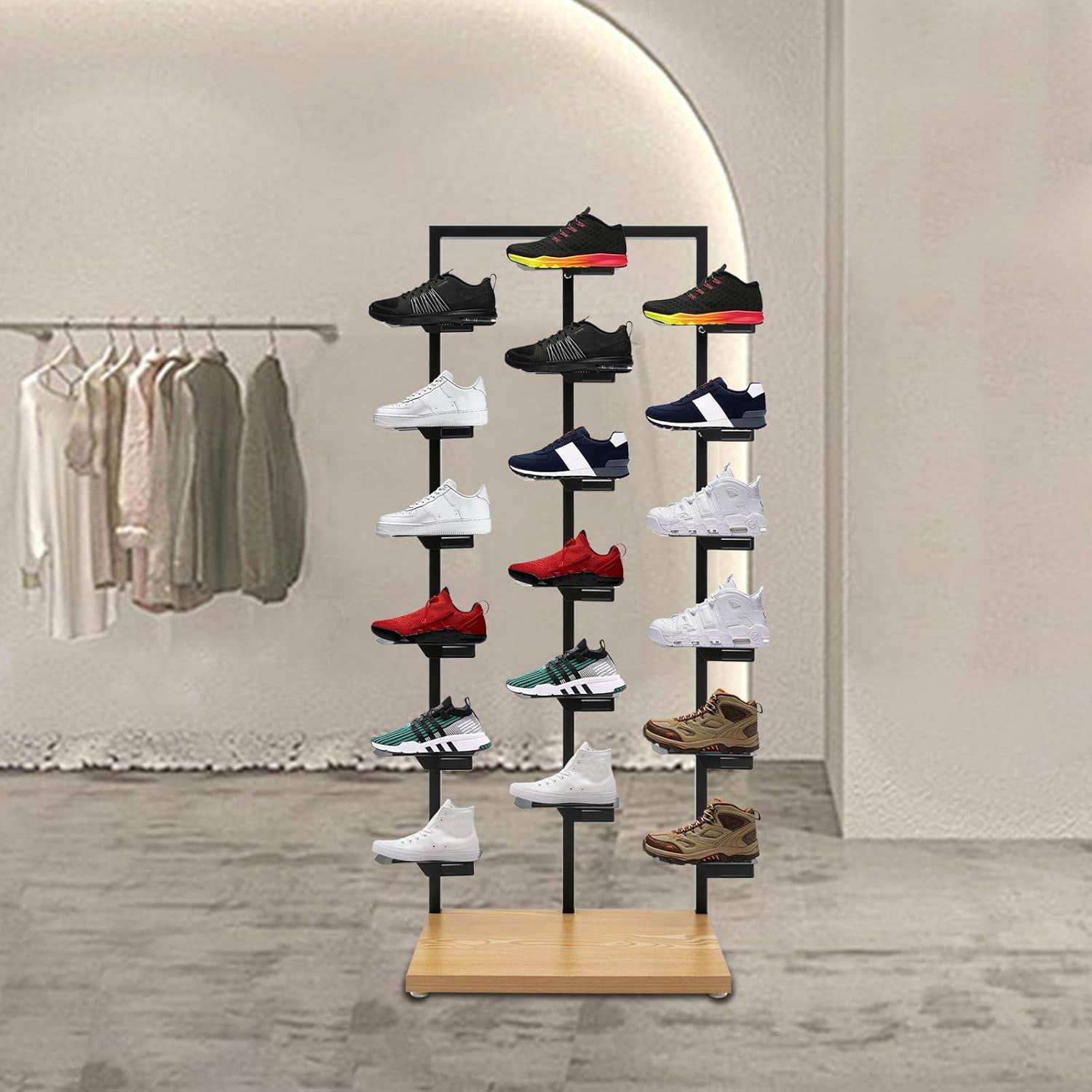 Commercial Clothing Store Shoe Rack,Retail Boutique Shoe Display Shelf ...