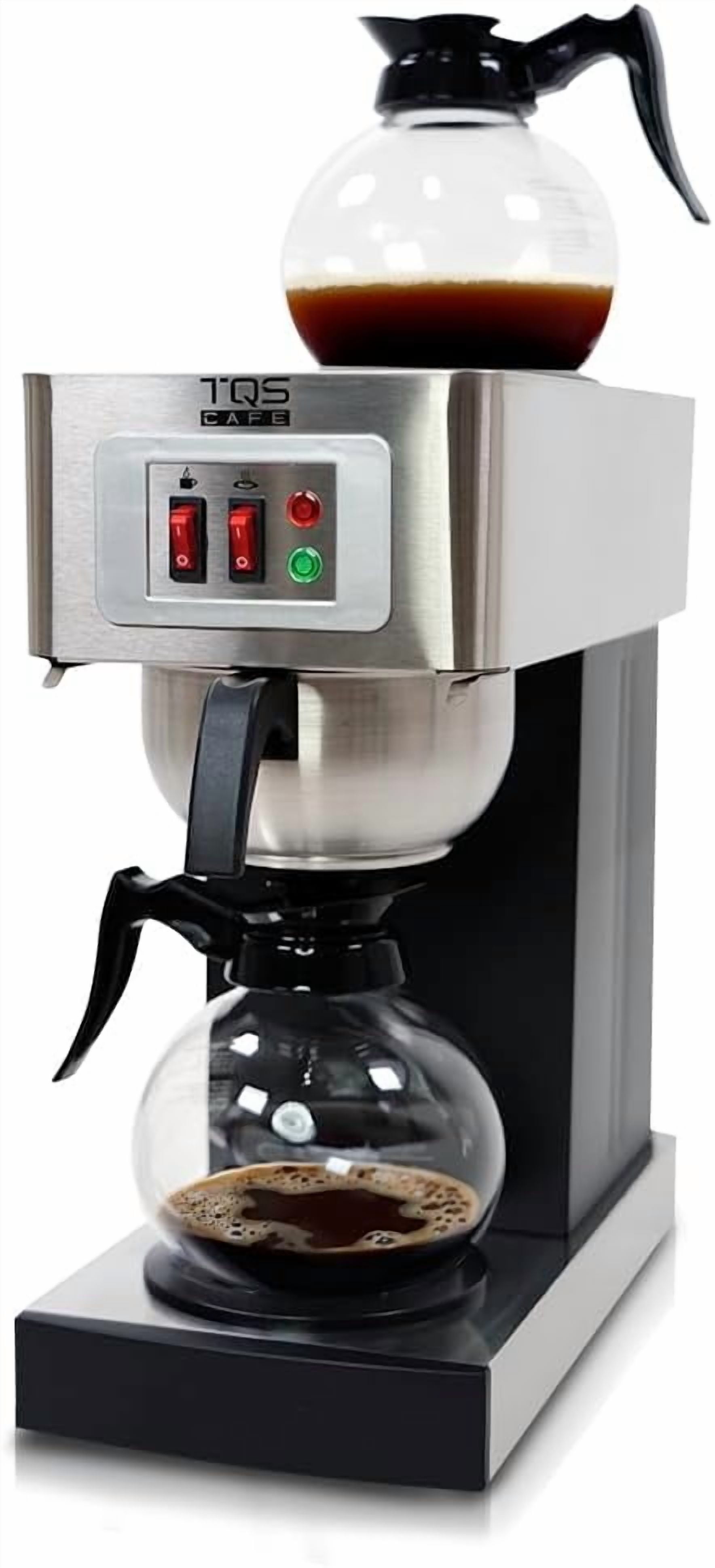 Commercial Coffee Maker Stainless Steel - Double Coffee Machine for ...