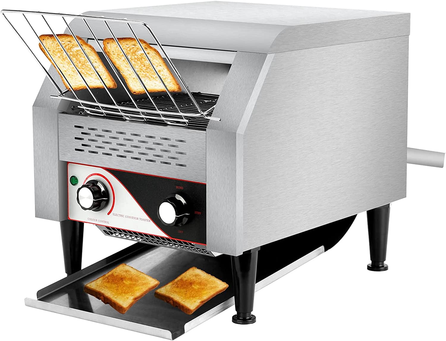 Commercial Conveyor Toaster, 300 Slices/H Electric Stainless Steel ...