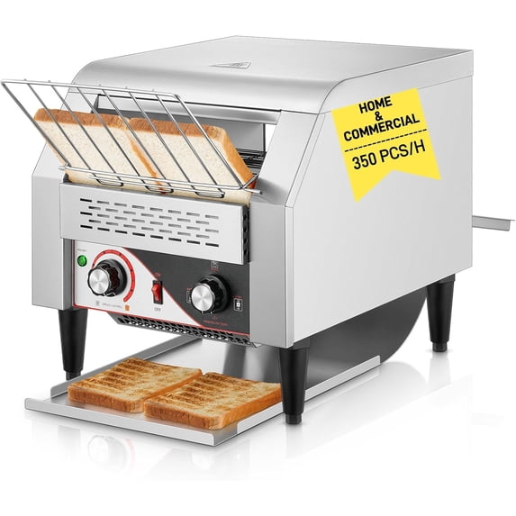Commercial Conveyor Toaster 350 Slices per Hour Electric Stainless ...