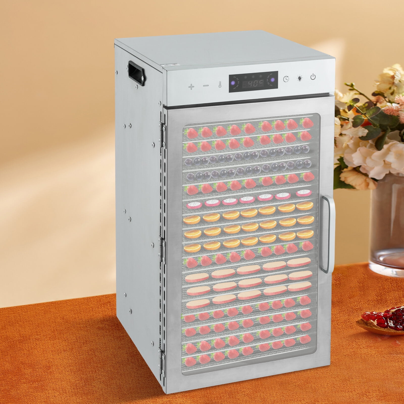 Commercial Dehydrator 18 Stainless Steel Trays Fruit Vegetable Food Dry ...