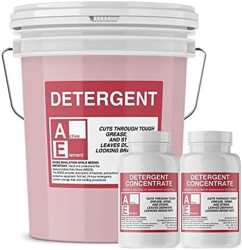 Commercial Dishwasher Detergent - Makes One 5 Gallon Pail - Industrial ...