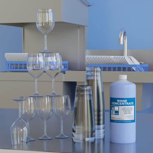 Commercial Dishwasher Rinse - Makes Two 5-gallon pail - For High ...