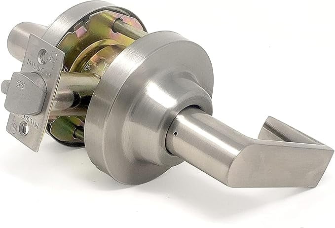 Commercial Door Lever Lock, Grade 1 Lockset Cylindrical Lever ...