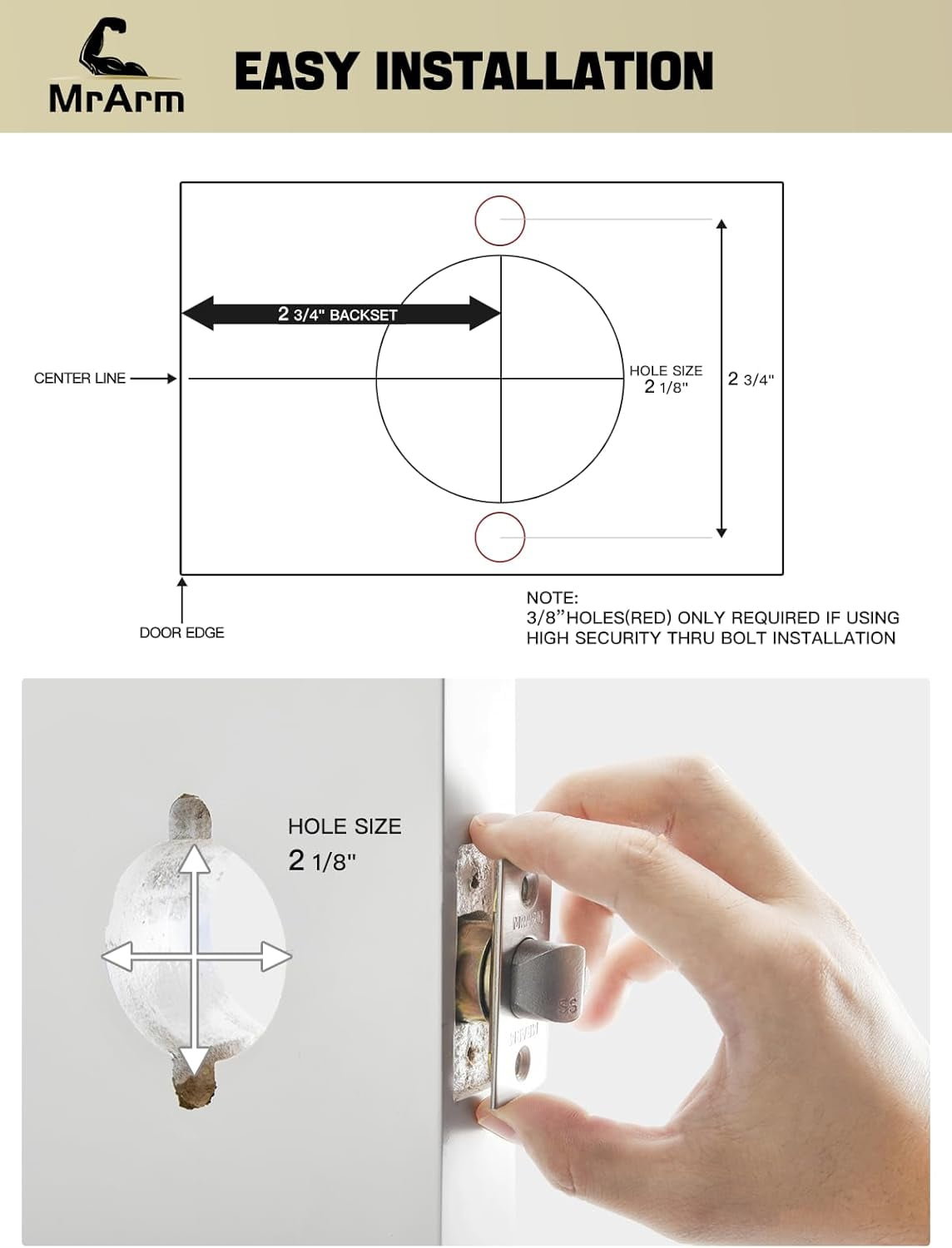 Commercial Door Lever Lock, Heavy-Duty Locking Door Handle, Designer ...
