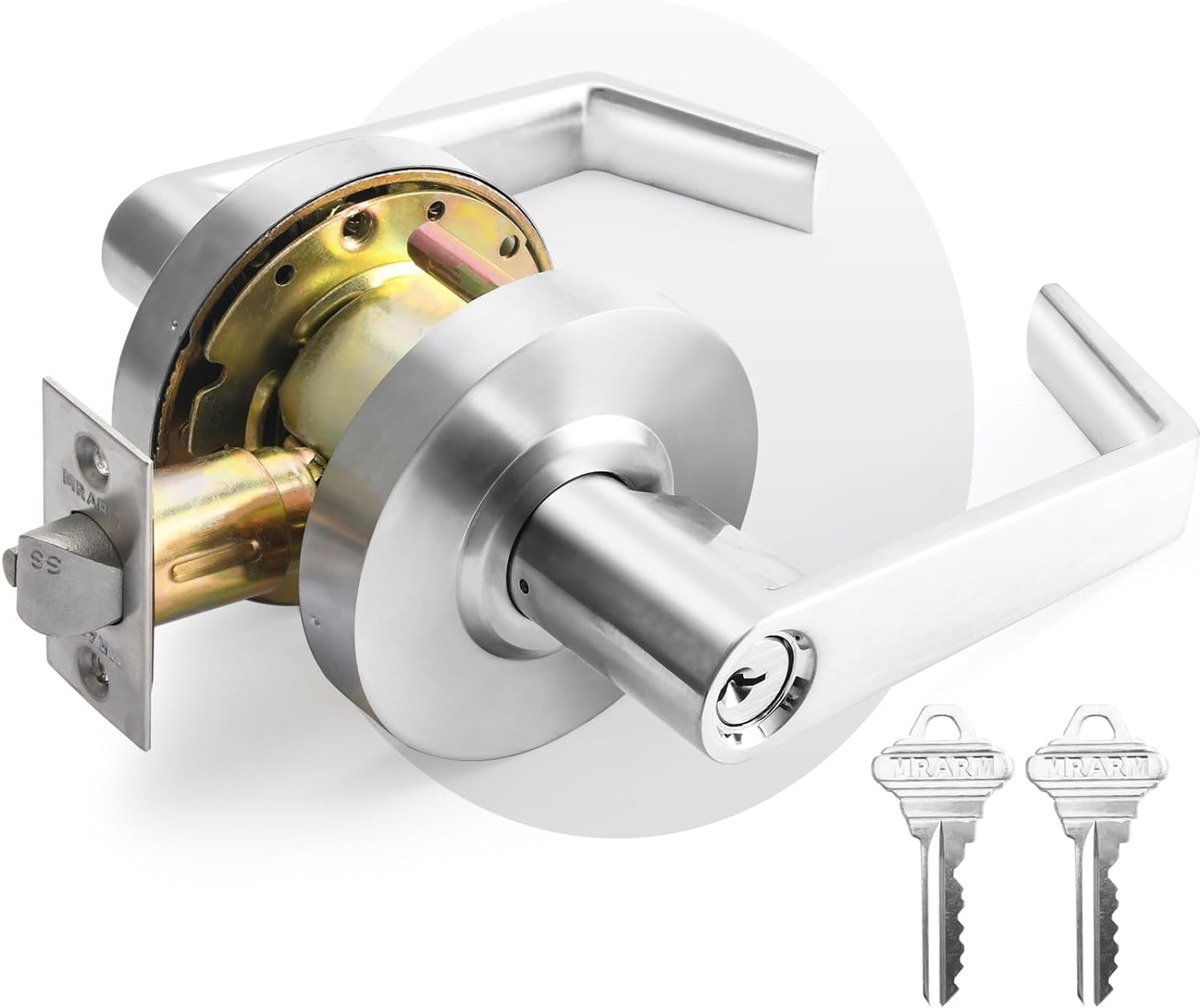 The Commercial Door Lever Lock, Heavy-Duty Locking Door Handle ...
