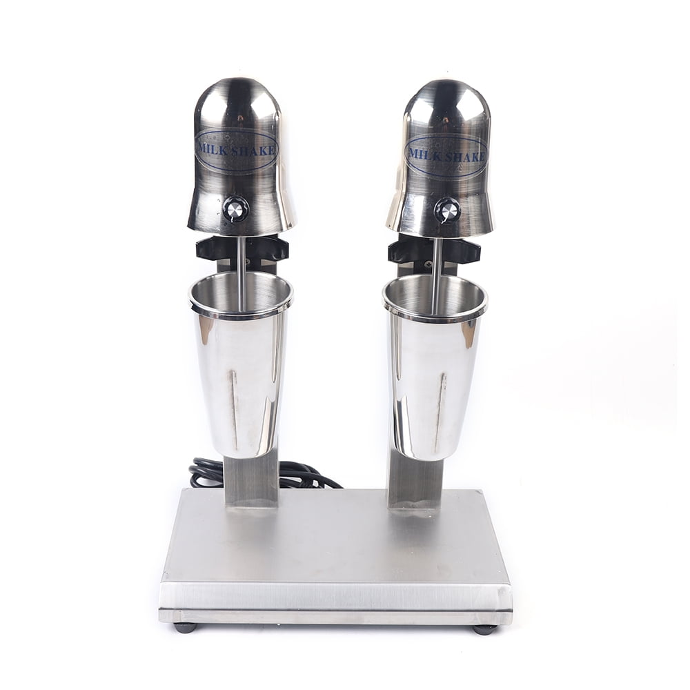 Commercial Double-Head Milkshake Maker with Stainless Steel ...