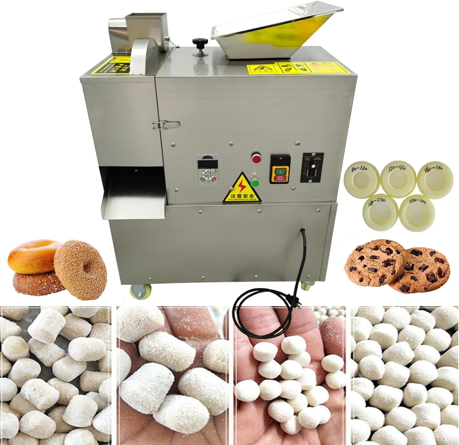 Commercial Dough Divider Cutter Electric Dough Dividing Machine ...