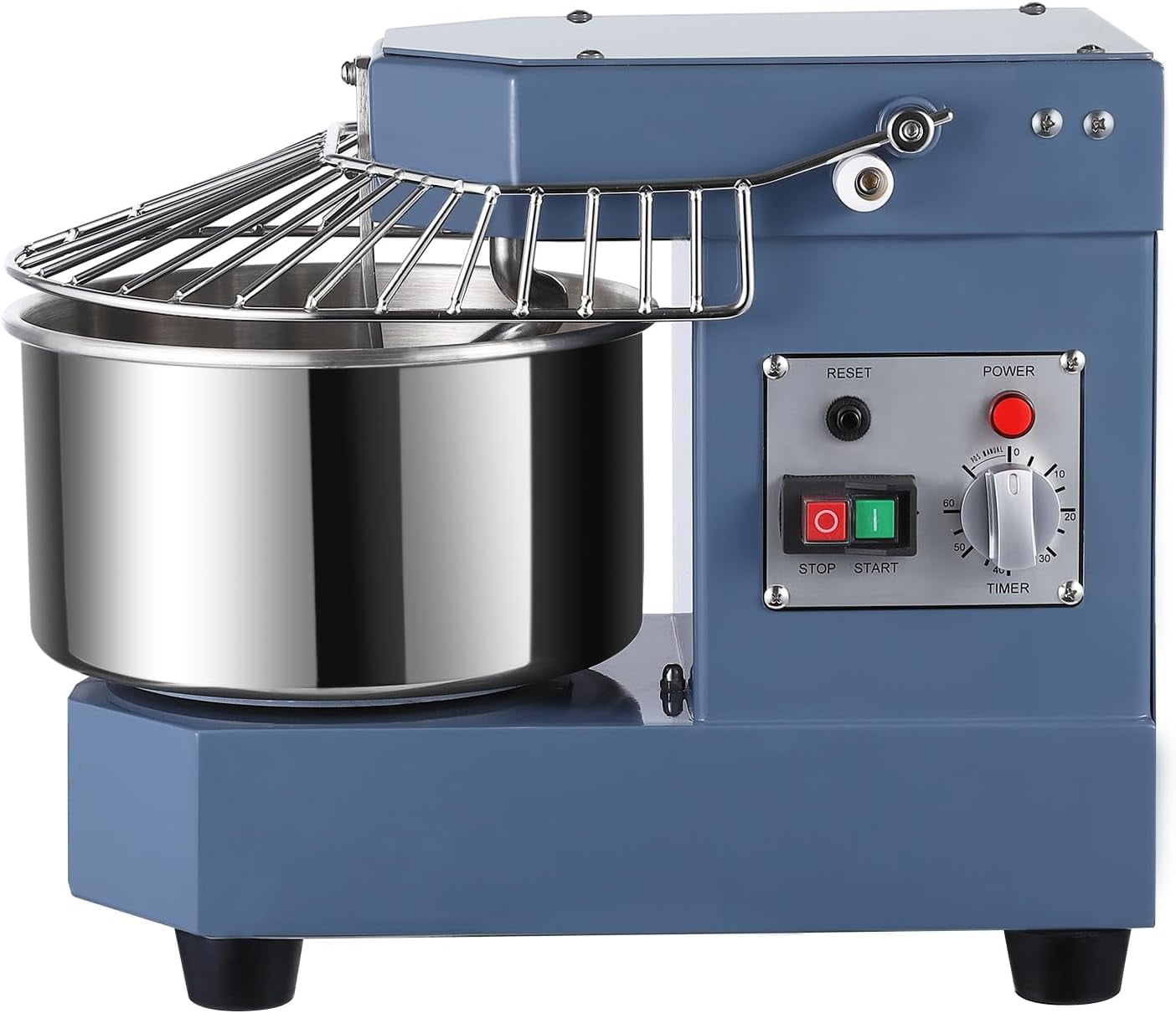 Commercial Dough Mixer 10.5Qt, 650W Dual Rotating Dough Kneading ...