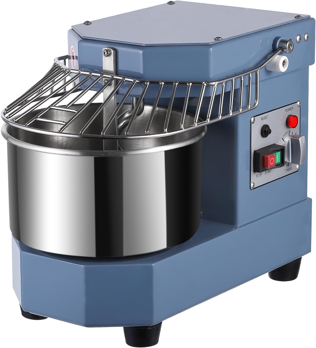 Commercial Dough Mixer 10.5Qt, 650W Dual Rotating Dough Kneading Machine with Stainless Steel ...