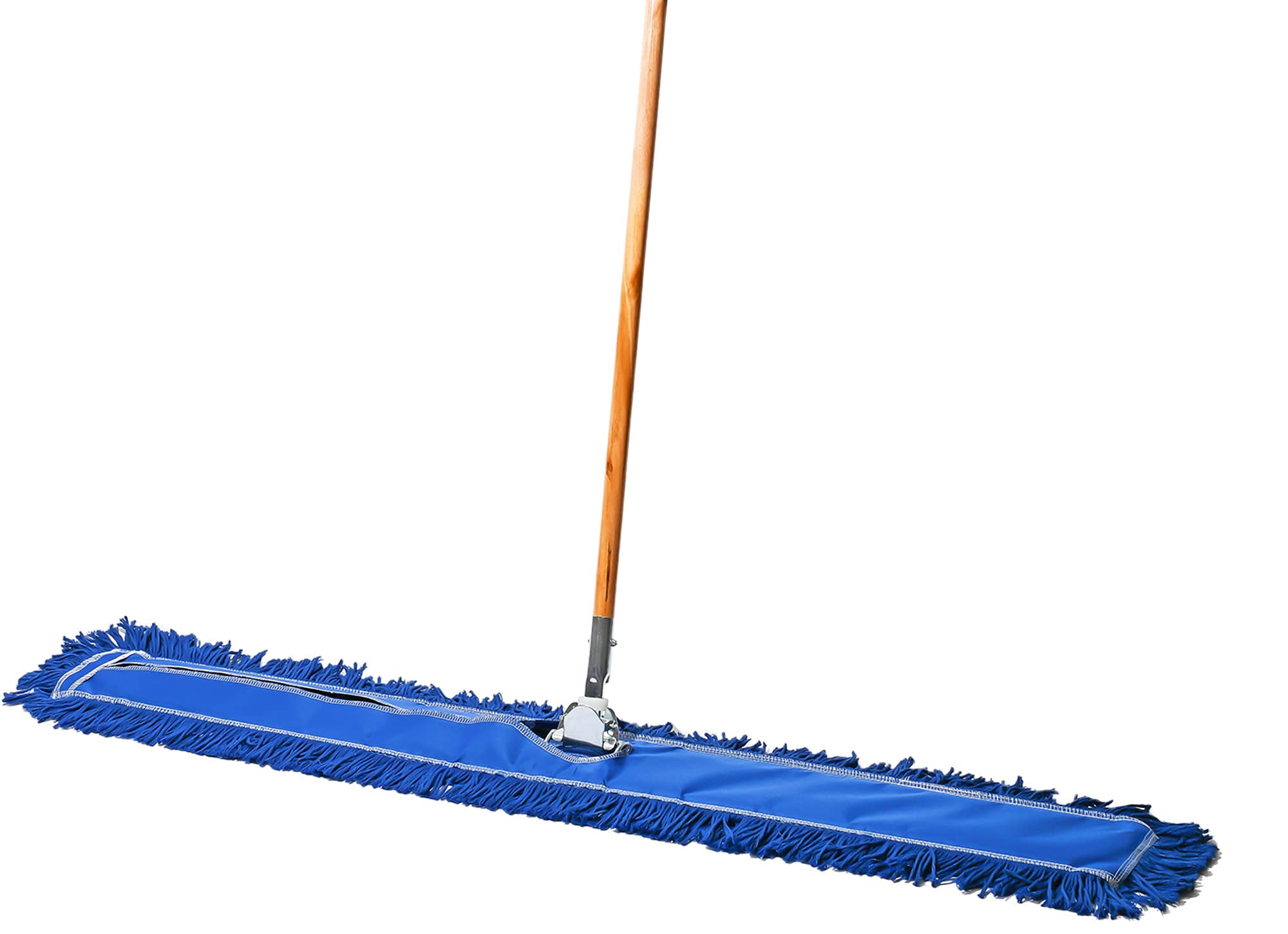 Commercial Dust Mop & Floor Sweeper – Wood Handle Floor Mop for Tile ...