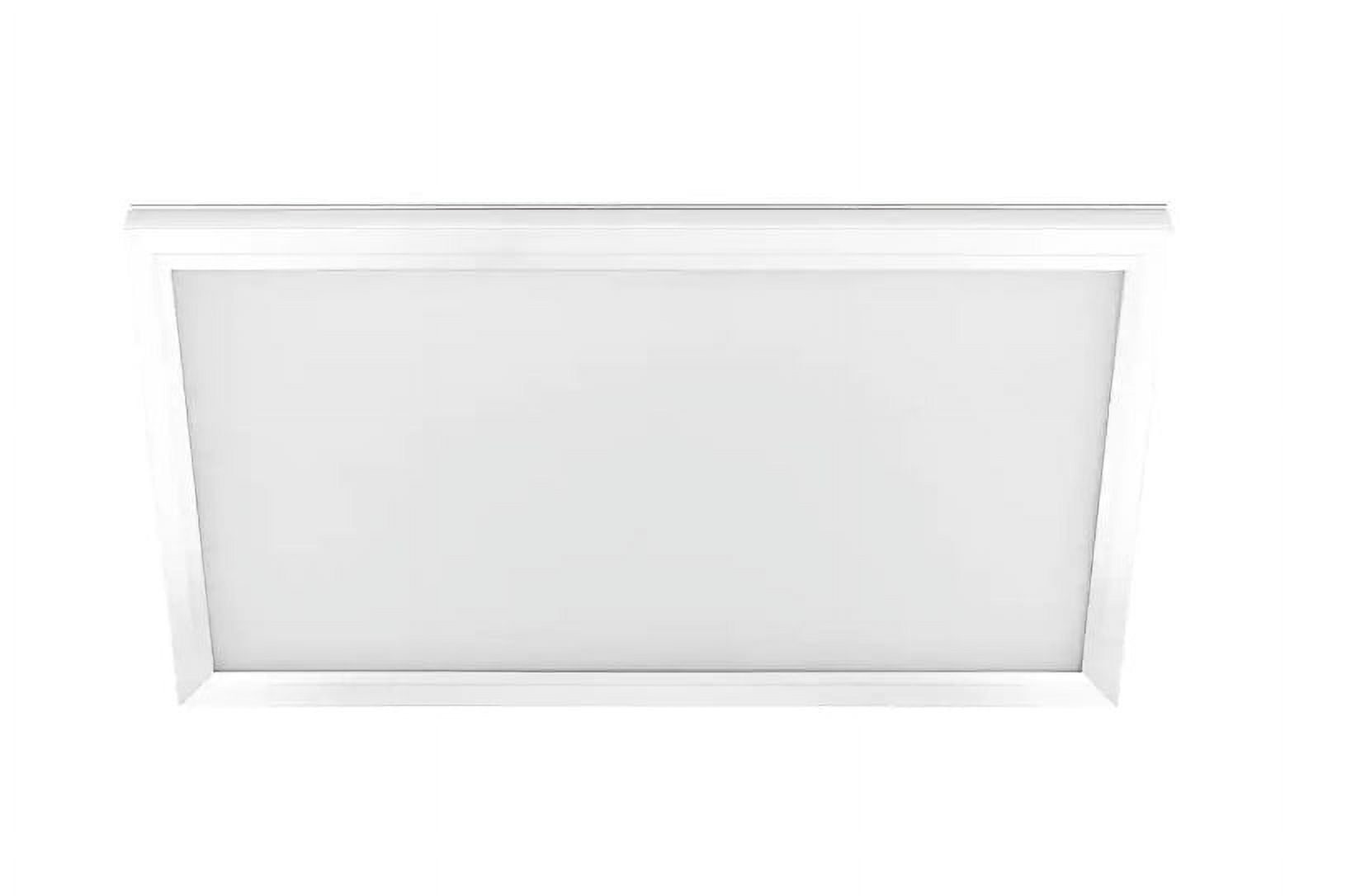 Commercial Electric 23-Watt Dimmable LED Flat Panel Light Fixture, 1'x2 ... Commercial Electric 23-Watt Dimmable LED Flat Panel Light Fixture, 1'x2 ...
