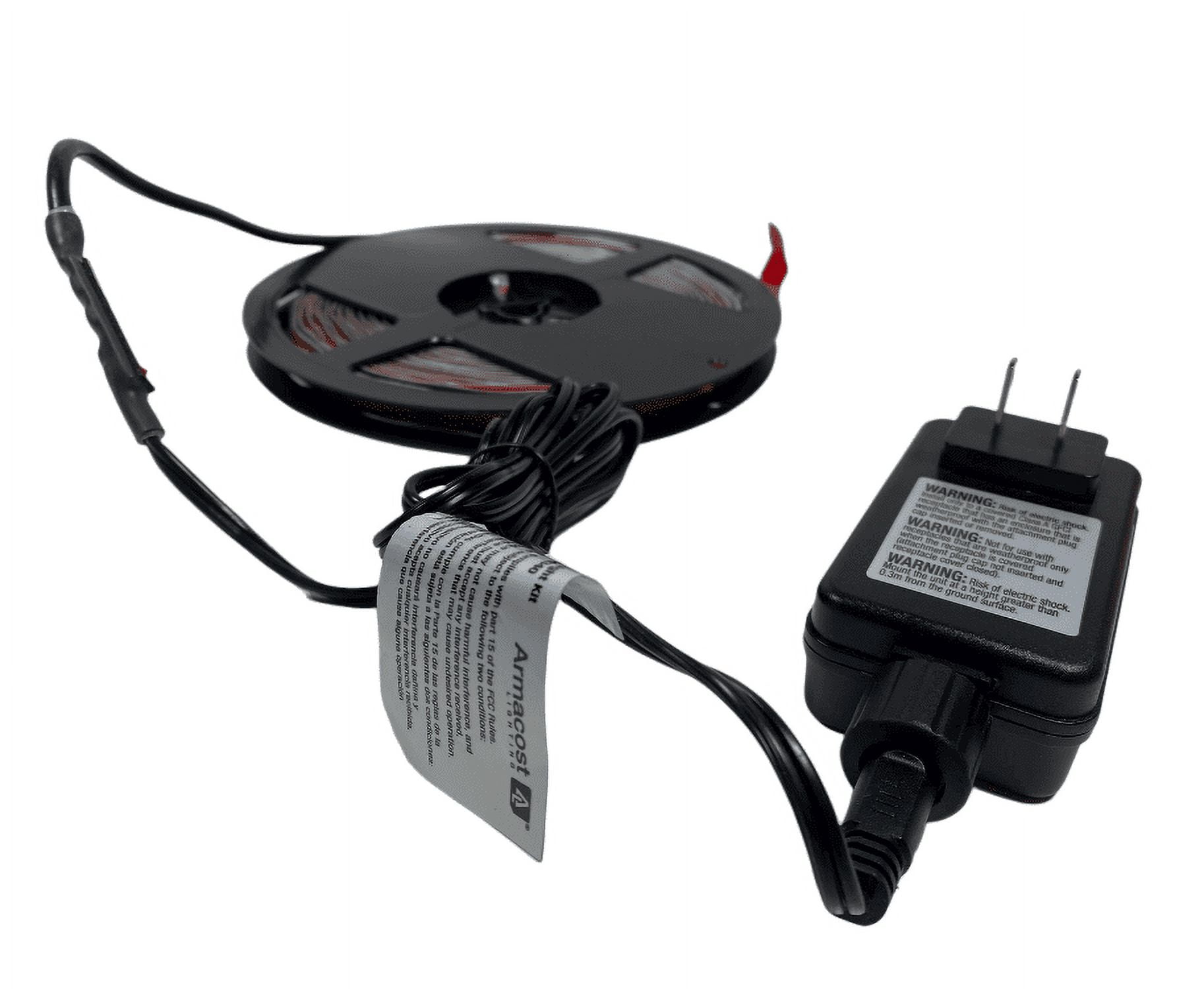 Commercial Electric 24 ft White/Multicolor (RGB+W) Indoor/Outdoor LED ...