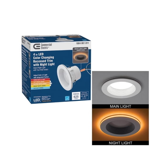 Commercial Electric Color Changing Recessed Trim