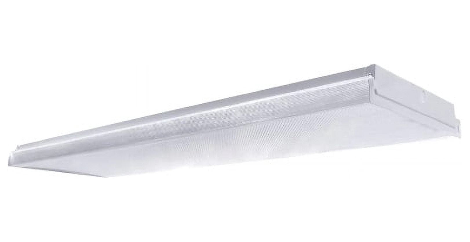 Commercial Electric 4 ft. 8000 Lumens Integrated LED White Wrap Light ...