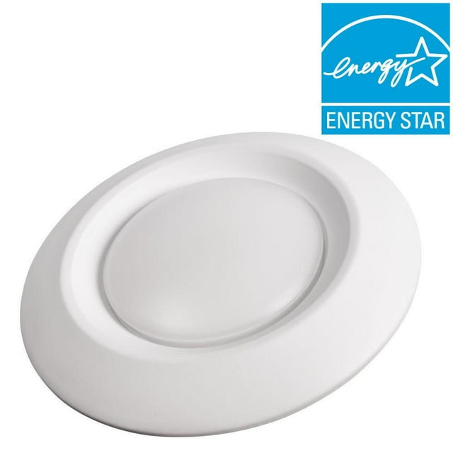 Commercial Electric 6 in. Soft White Recessed LED Can Disk Light ...